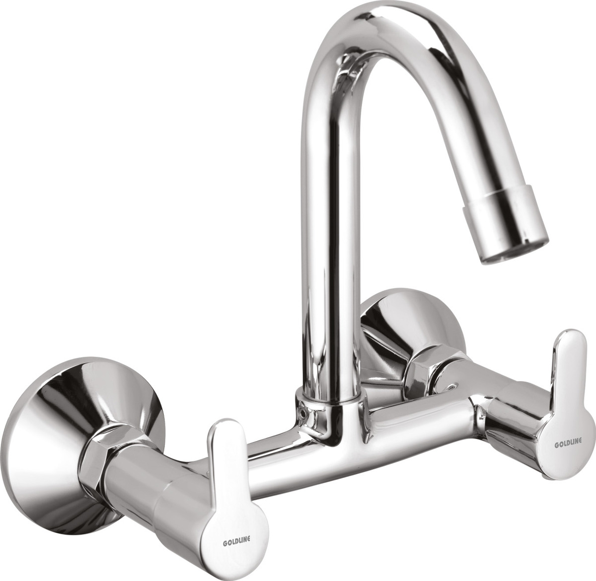 Buy GOLDLINE Nickel Chrome Plated Sink Mixer Faucet CR-43 online at ...