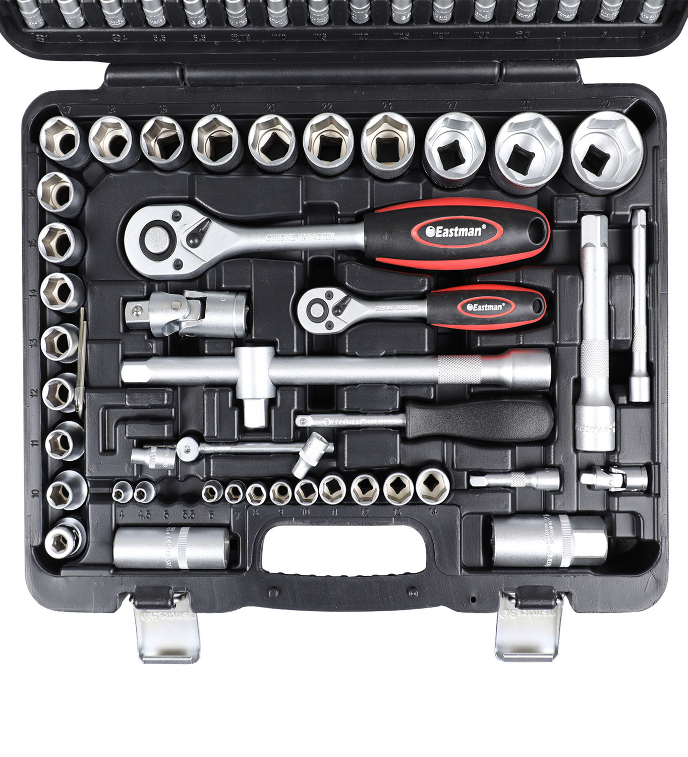 Buy Eastman 94 Pcs 1/4" & 1/2" Square Socket Set online at best rates ...