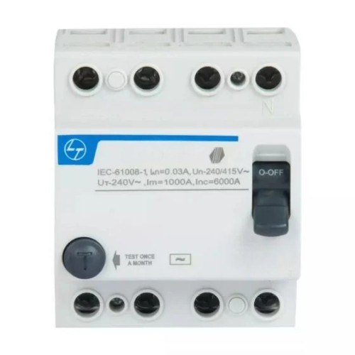 Buy L&T BC404003 40 A Four Pole 30 mA RCCB online at best rates in ...