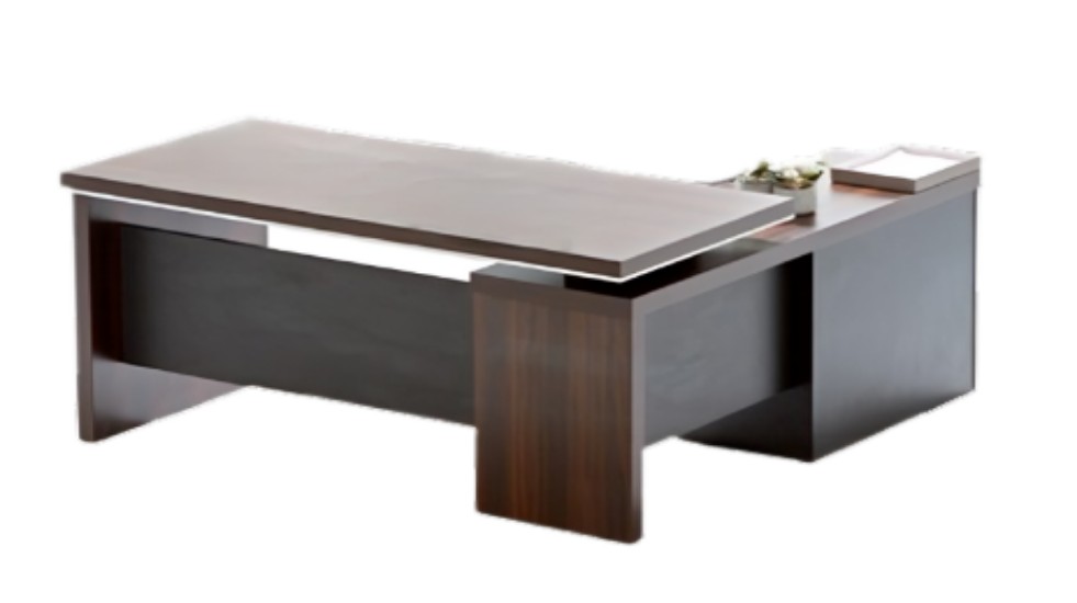 Buy Featherlite Executive Office Tables Brown Wooden online at best ...