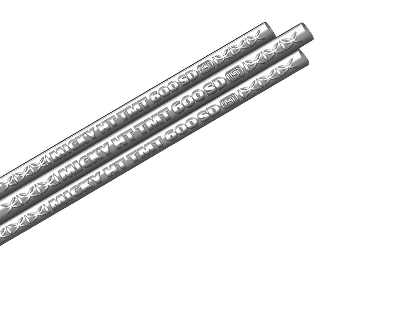 Buy MICKY 8 mm HT 600 SD TMT Bars 12 m IS 1786 online at best rates in ...