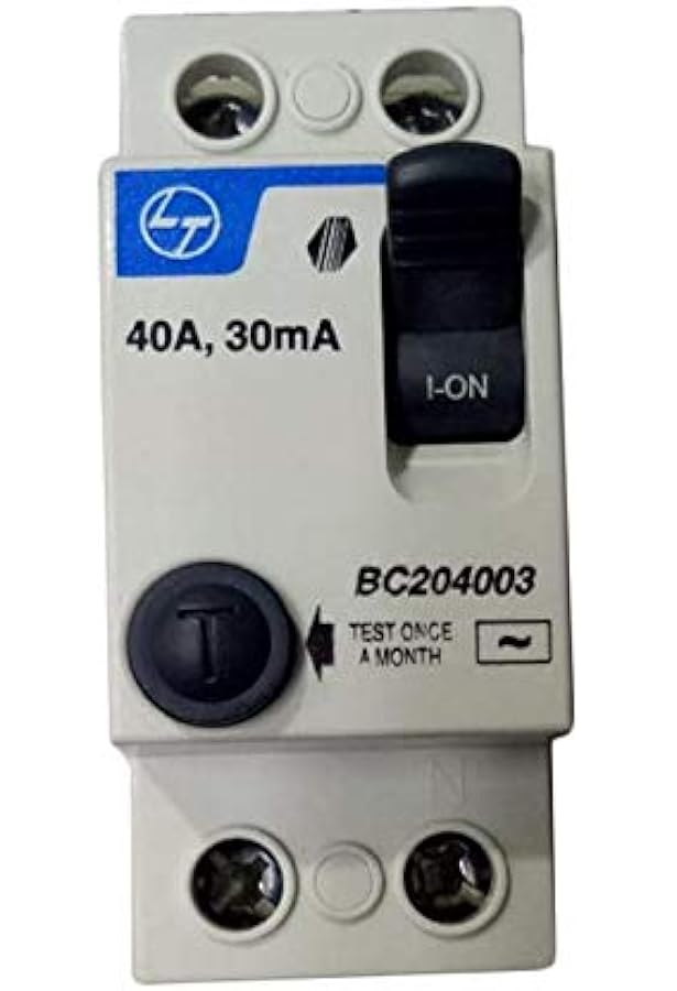 Buy L&T BC204003 40 A Double Pole 30 mA RCCB online at best rates in ...