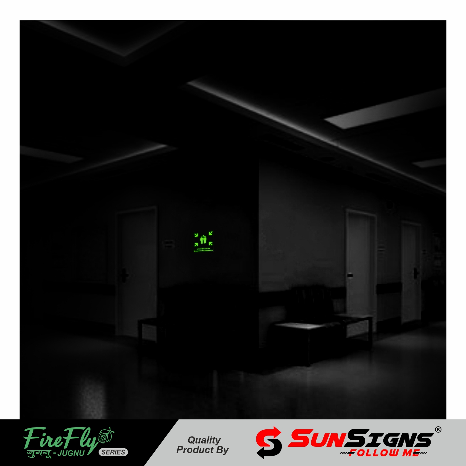 Buy SUNSIGNS Safety Signages 12 x 12 inch ABS Sheet online at best ...