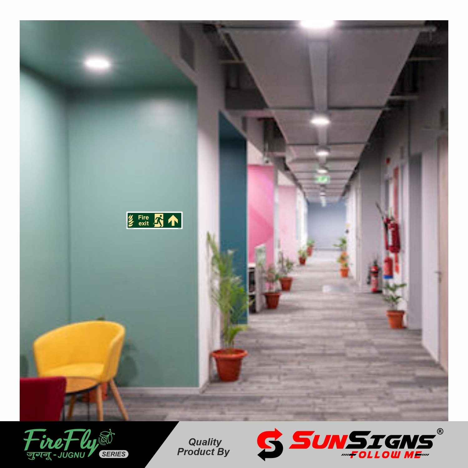 Buy SUNSIGNS Direction Signages 4 x 12 inch ABS Sheet online at best ...