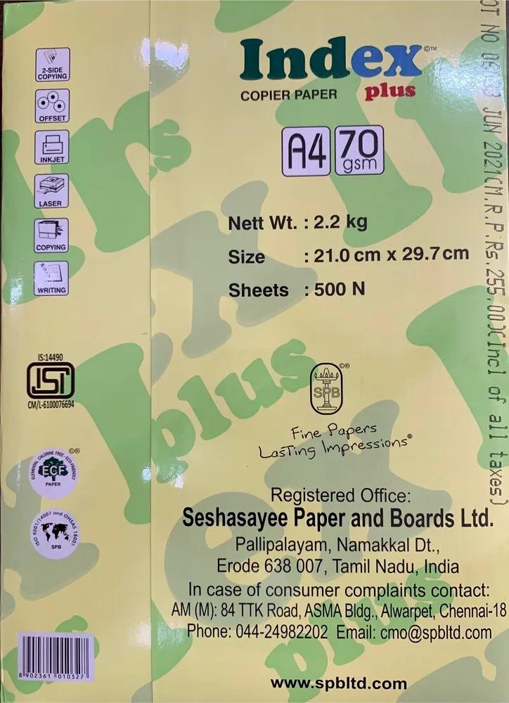 Buy SPB A4 70 GSM Copier Paper online at best rates in India | L&T-SuFin