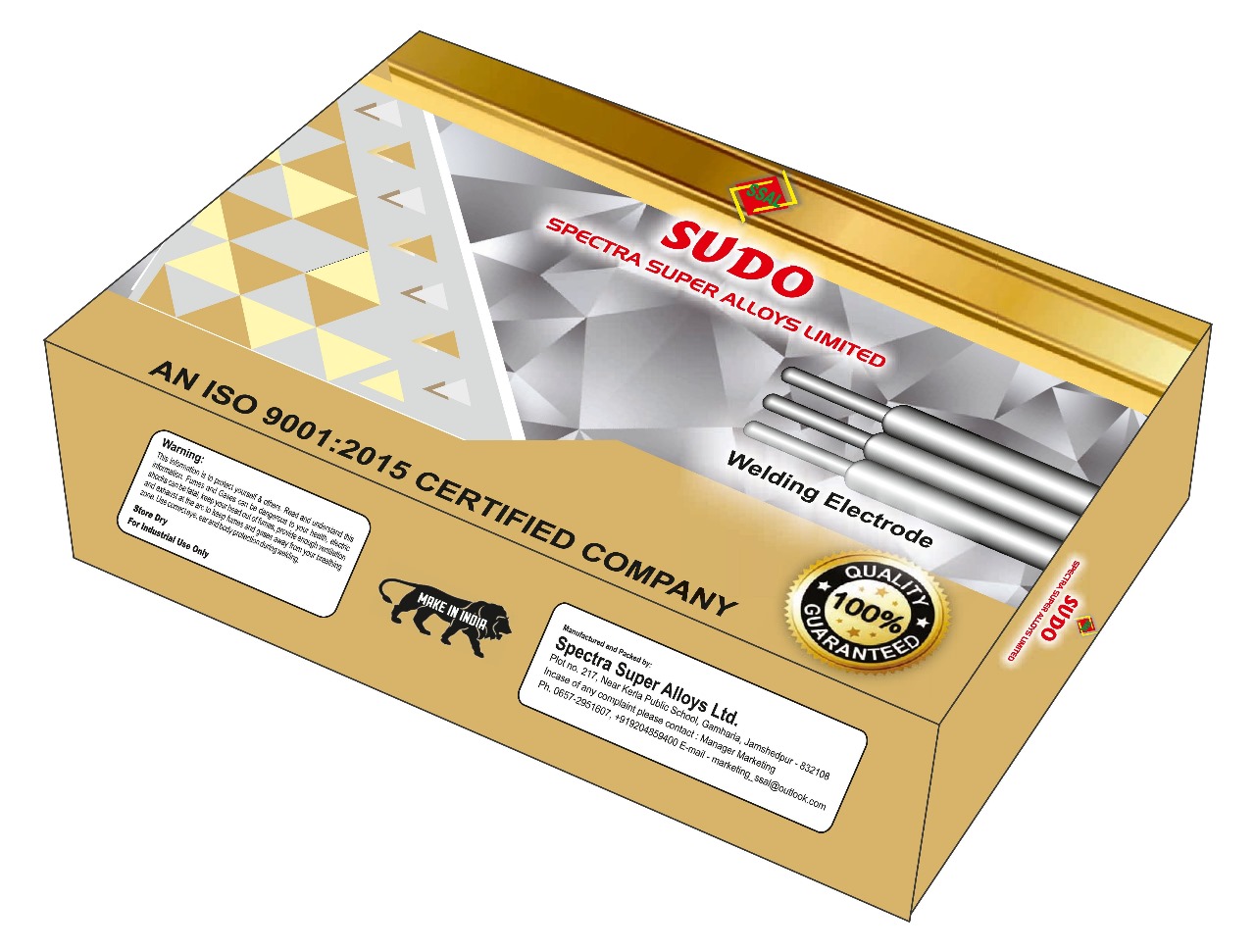 Buy SUDO 5 mm E7016 Welding Electrodes 20 kg online at best rates in ...