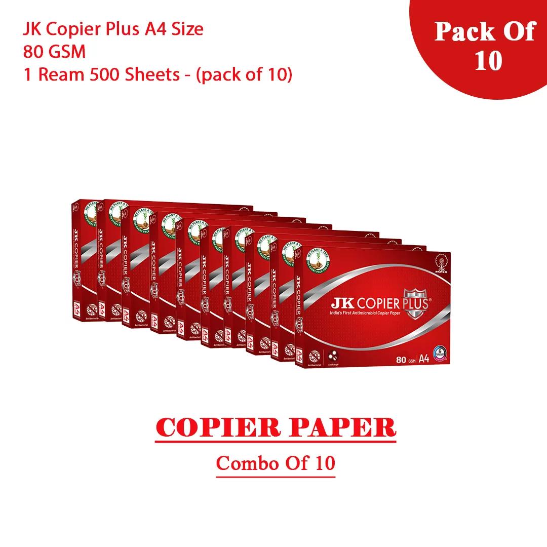 Buy JK Copier Plus A4 80 GSM Copier Paper online at best rates in India ...