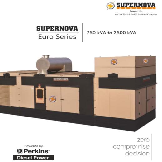 Buy SUPERNOVA 4 Stroke 1500 kVA Three Phase 990 L Diesel Generators ...
