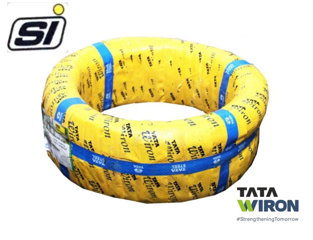 Buy TATA WIRON 18 SWG Galvanized Iron Binding Wires Galvanized ISO 280:2006 30 kg online at best ...