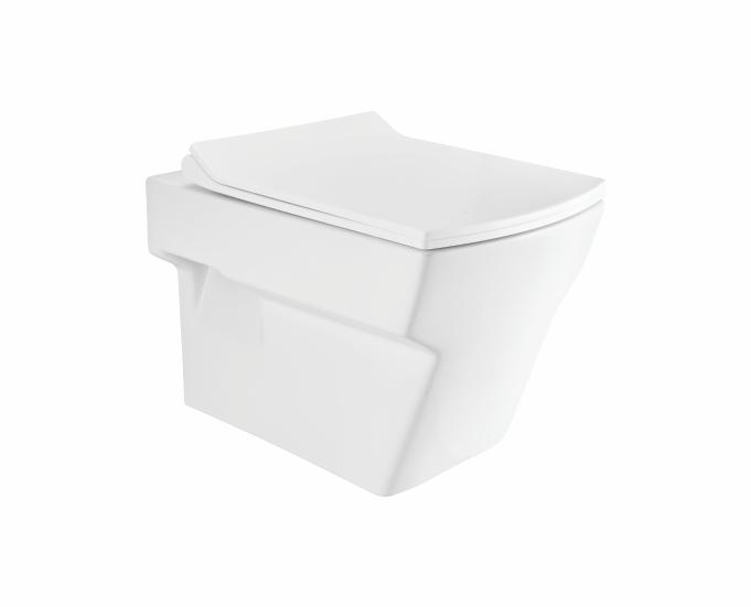 Buy CERA EWC with Seat Cover and Flush Cubica Pro Wall online at best ...