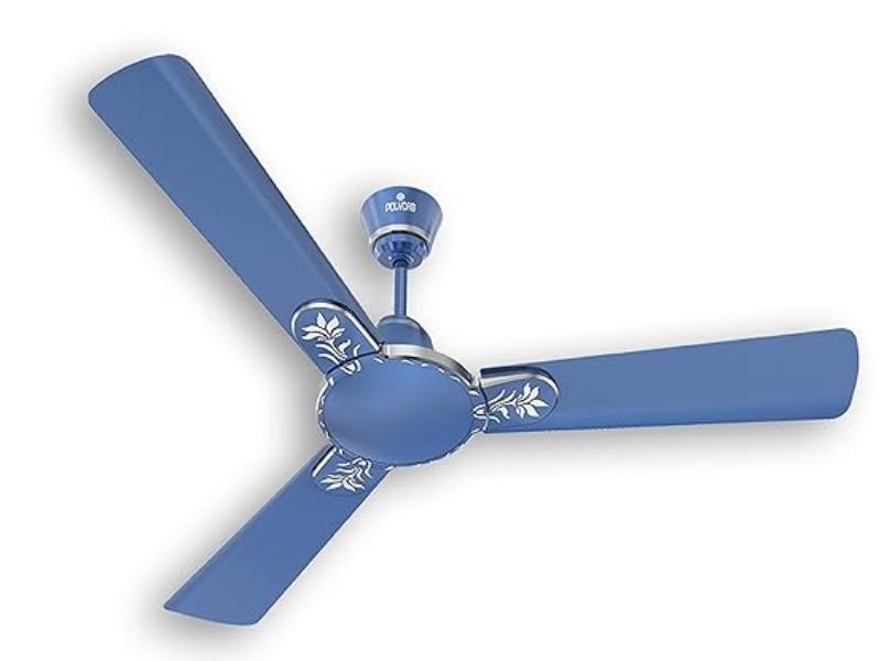 Buy Polycab Eleganz Plus 1200 mm 3 Blades 70 W Indigo Blue Ceiling Fans ...