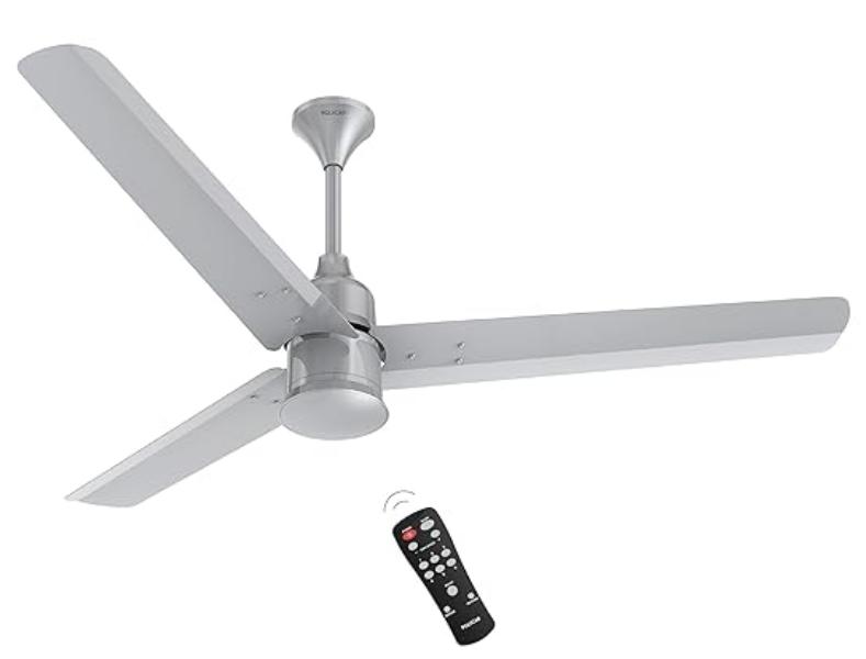 Buy Polycab Silencio Mini BLDC 1200 mm 3 Blades 35 W Cool Grey Ceiling ...