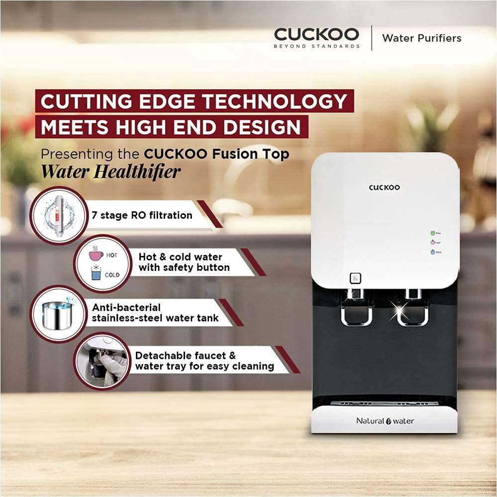 Buy CUCKOO Fusion Top CP-FR601HW RO Alkaline 5.2 L Water Purifier ...