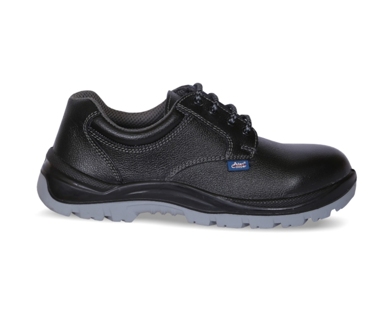 Buy Allen Cooper AC-1102 Buff Fine Printed Leather Steel Toe Safety ...