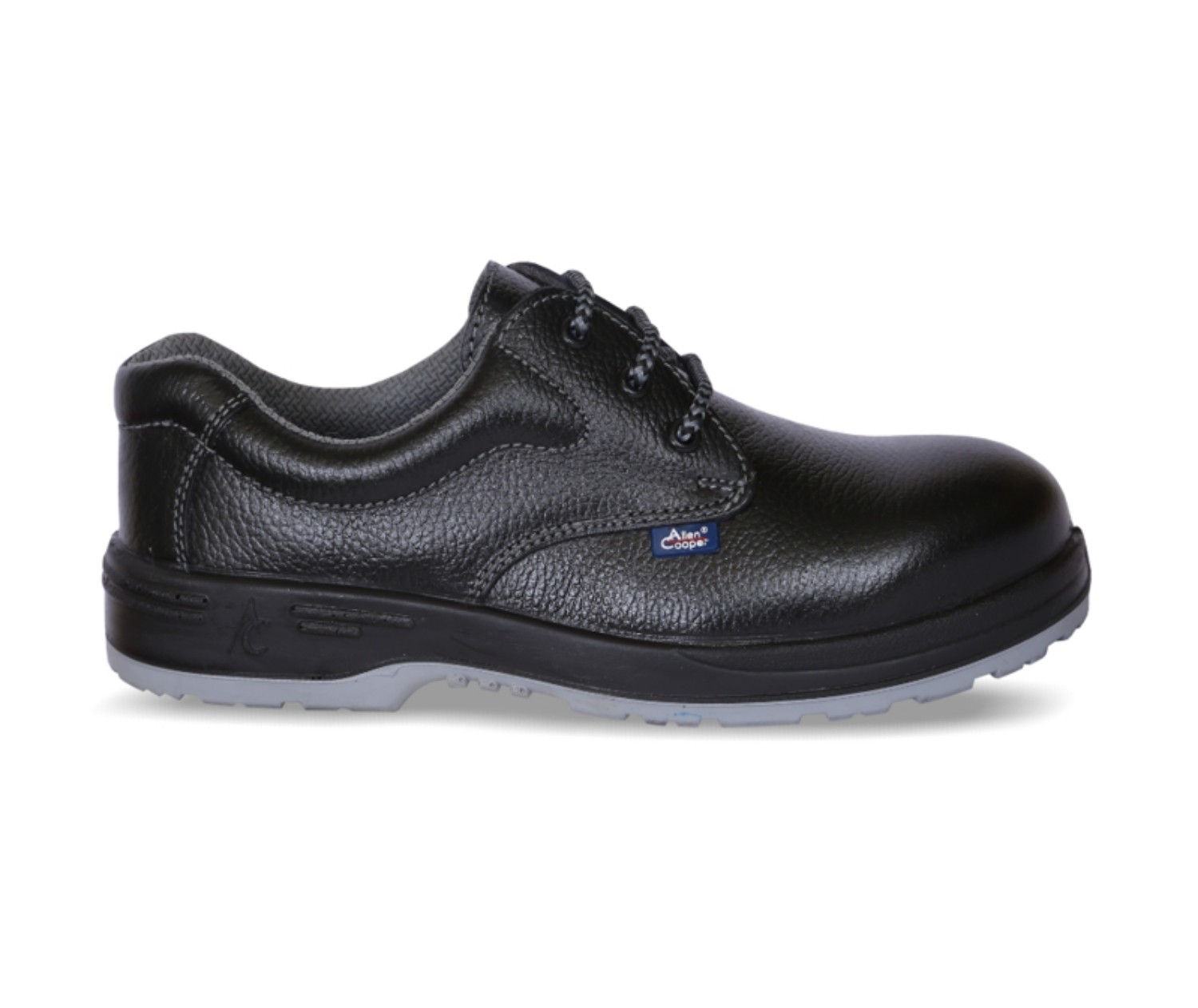 Buy Allen Cooper AC-1143 Buff Fine Printed Leather Steel Toe Safety ...