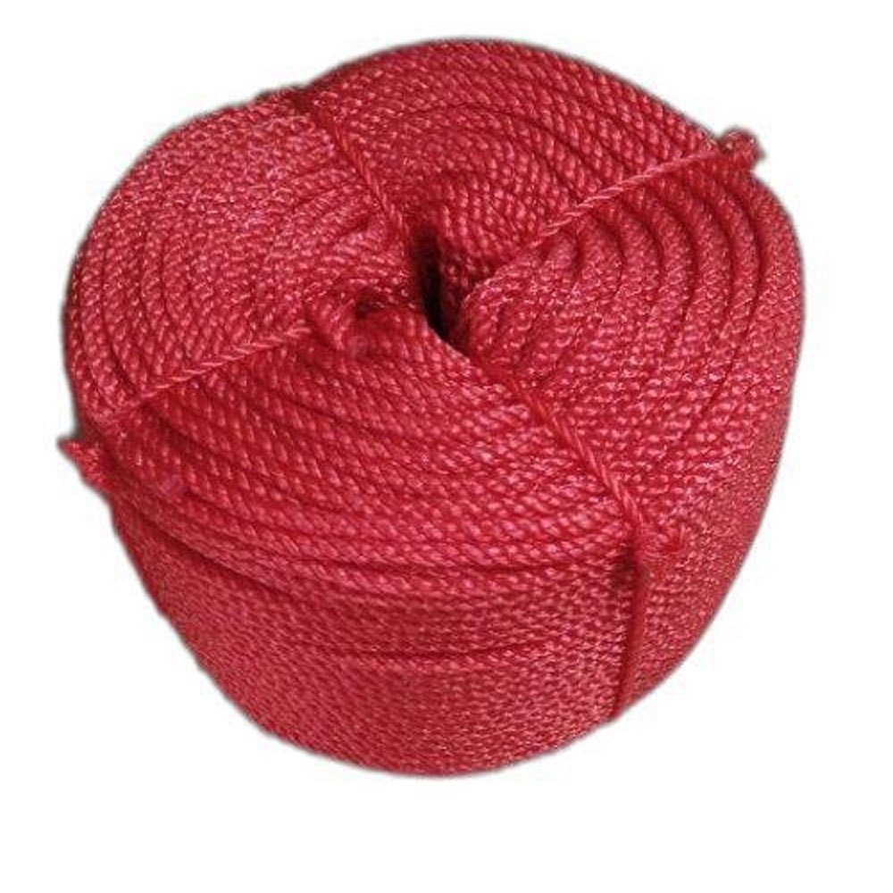 Buy HDPE Mono Filament 24 mm Ropes Red 6100 kg online at best rates in ...