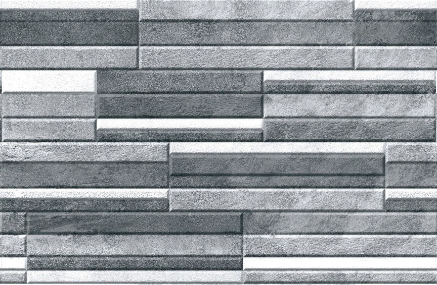 Buy Orientbell Elevation 300 x 450 mm Linear Stone Slate Grey Glossy ...