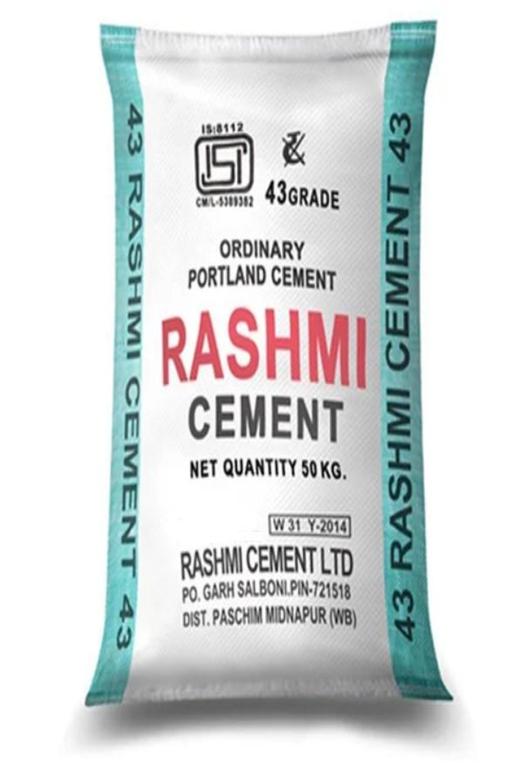 Buy Rashmi OPC 43 Grade Cement 50 kg online at best rates in India | L ...