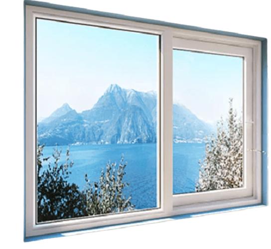 Buy Oriel Sliding 3 Track 6 Panel White uPVC Window 6 x 8 ft online at ...