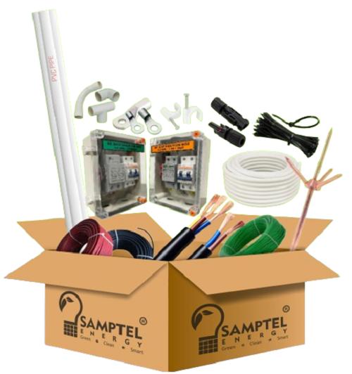 Buy Samptel Energy 2 kW On Grid Rooftop Solar BOS Kit online at best ...