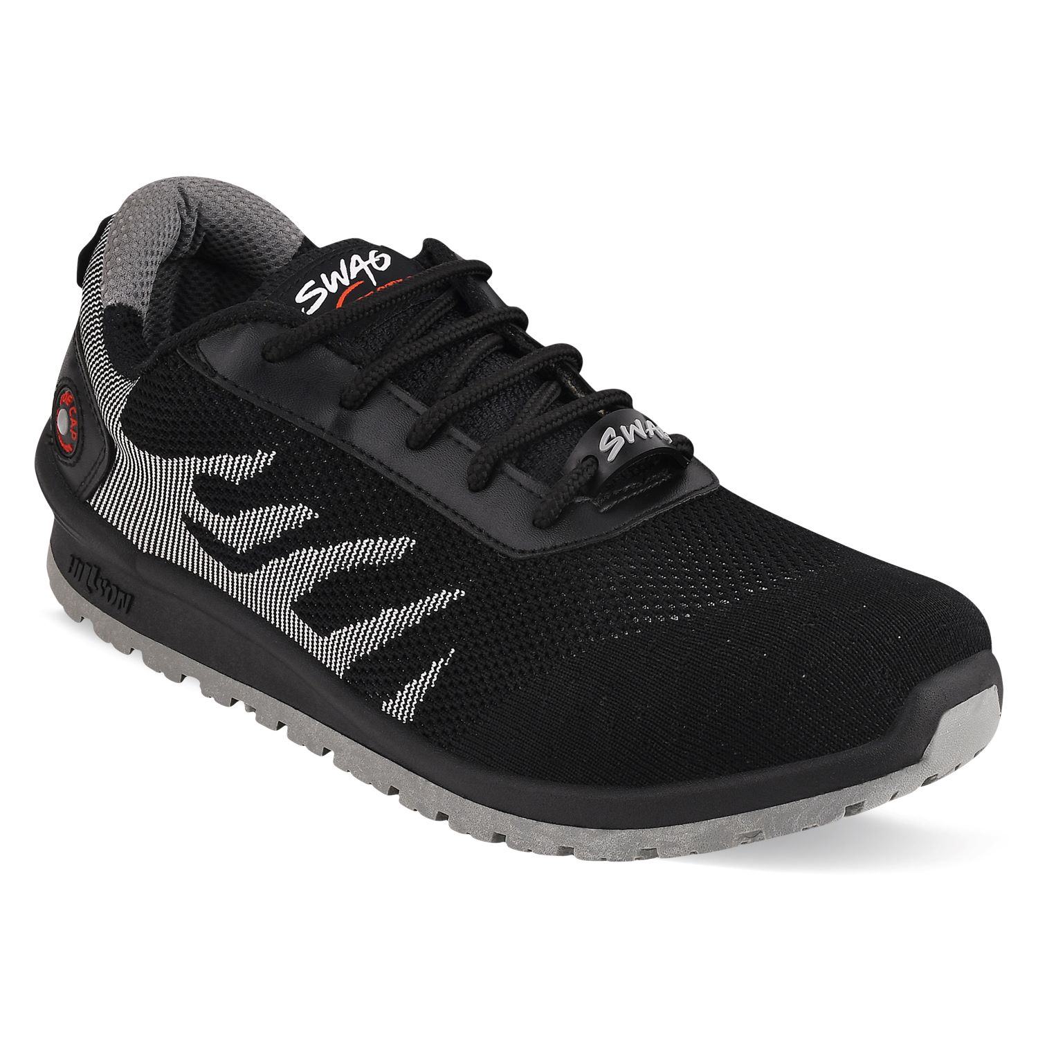 Buy Hillson Swag 1907 Textile Fabric Steel Toe Safety Shoes Black ...