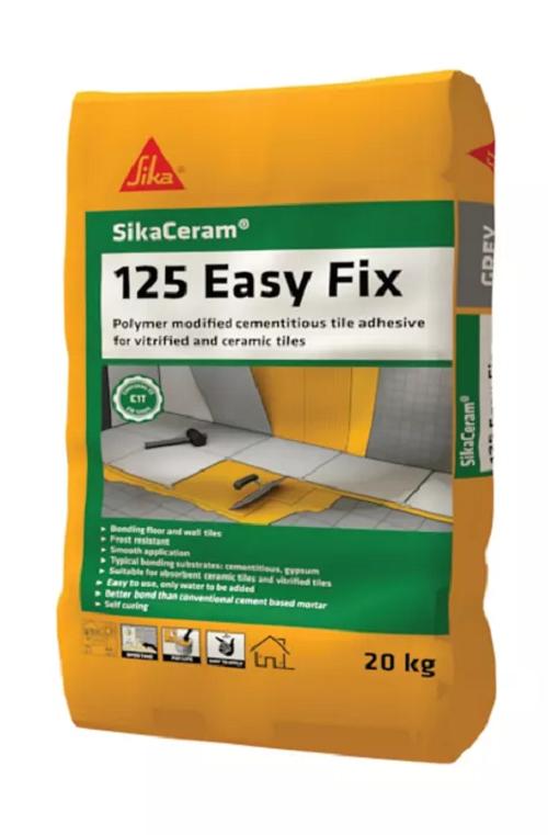 Buy Sika 125 Easy Fix Cement Based Tile Adhesive 40 Kg online at best ...