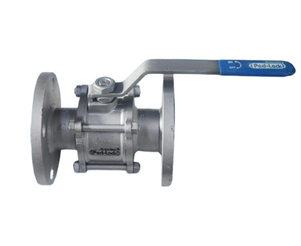 Buy Ped-Lock Manual CS Ball Valves 12 inch 50 kg/cm2 Flanged online at ...