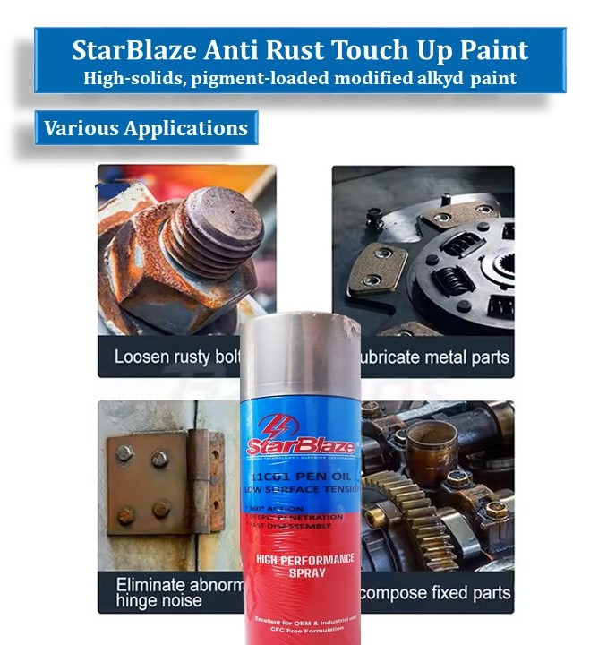 Buy StarBlaze Rust Removing Spray 11C01 Pen Oil 330 ml online at best ...