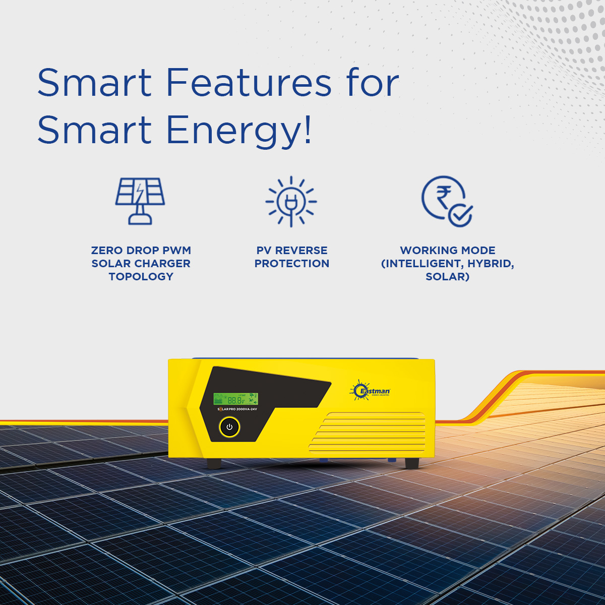 Buy Eastman Solar-Pro 2000 2000 VA 24 V Single Phase Sine Wave PWM Off ...